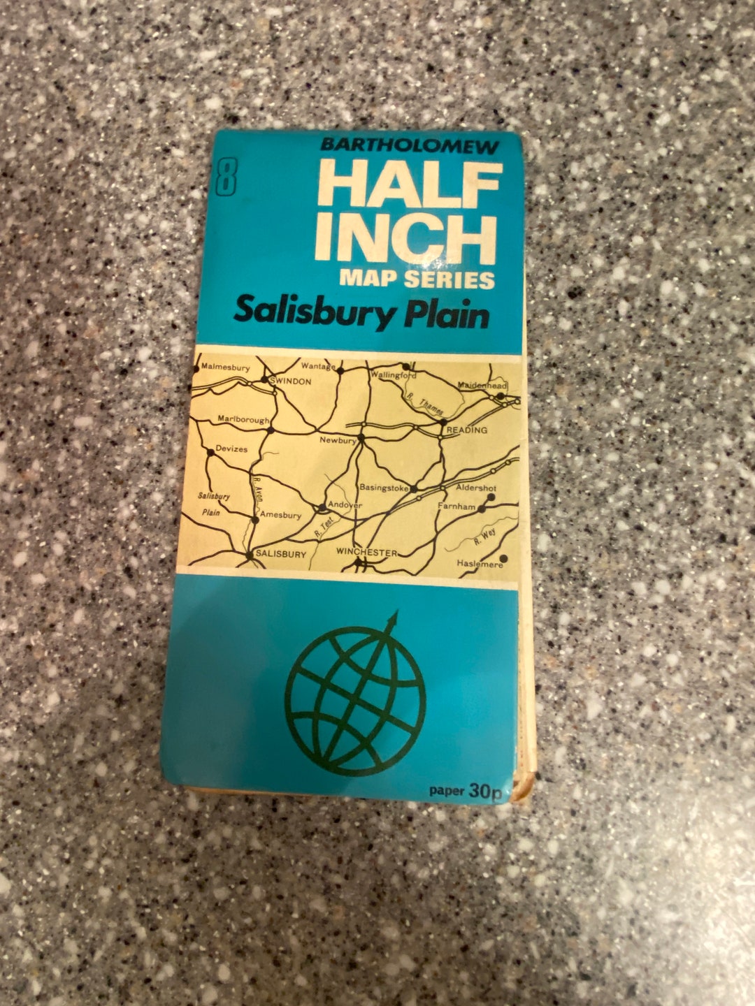 Vintage Bartholomew Half Inch Map Series Salisbury Plain - Etsy