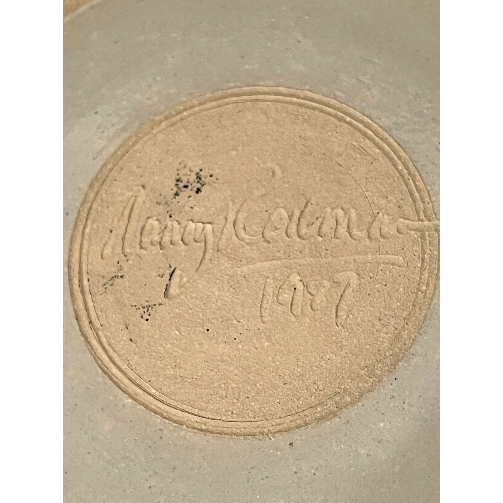 Vintage Studio Pottery Plate Koi Fish Nancy Redman North Carolina ...