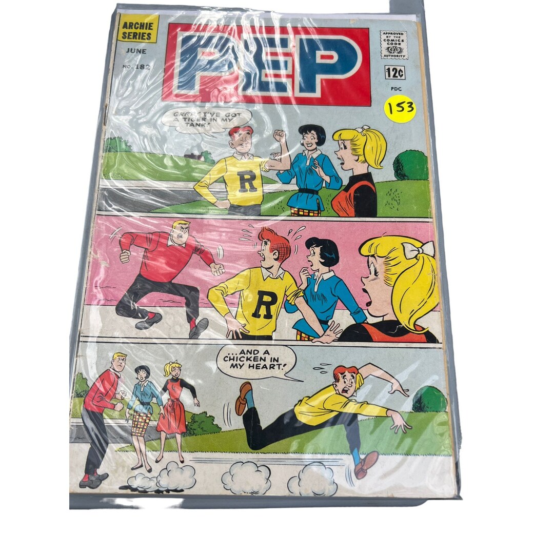 Vintage Archie Series Comic Book PEP #182 June 60's Silver Age - Etsy