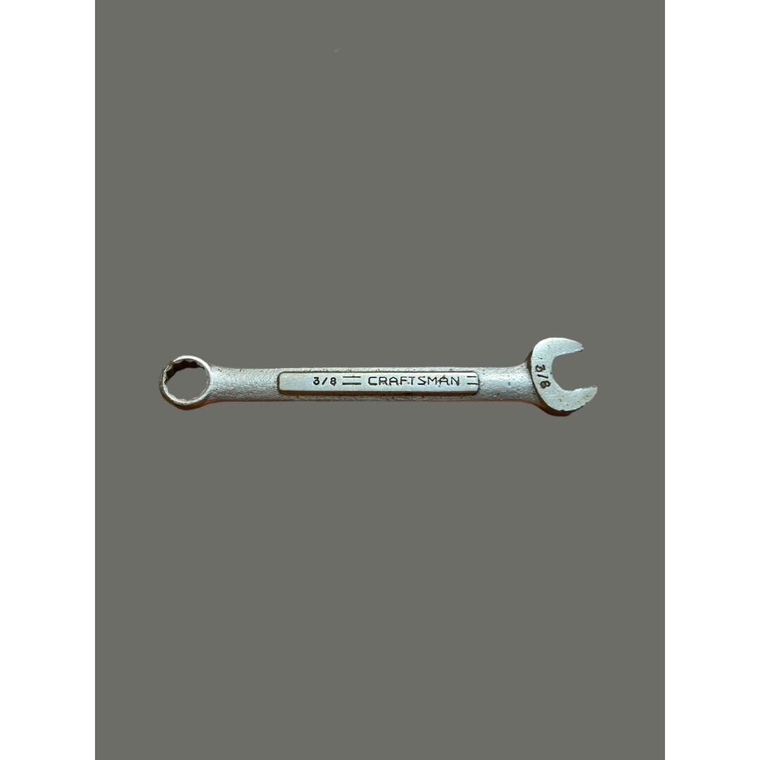 Vintage Craftsman Combination Wrench V Series 3/8" Forged in USA - Etsy
