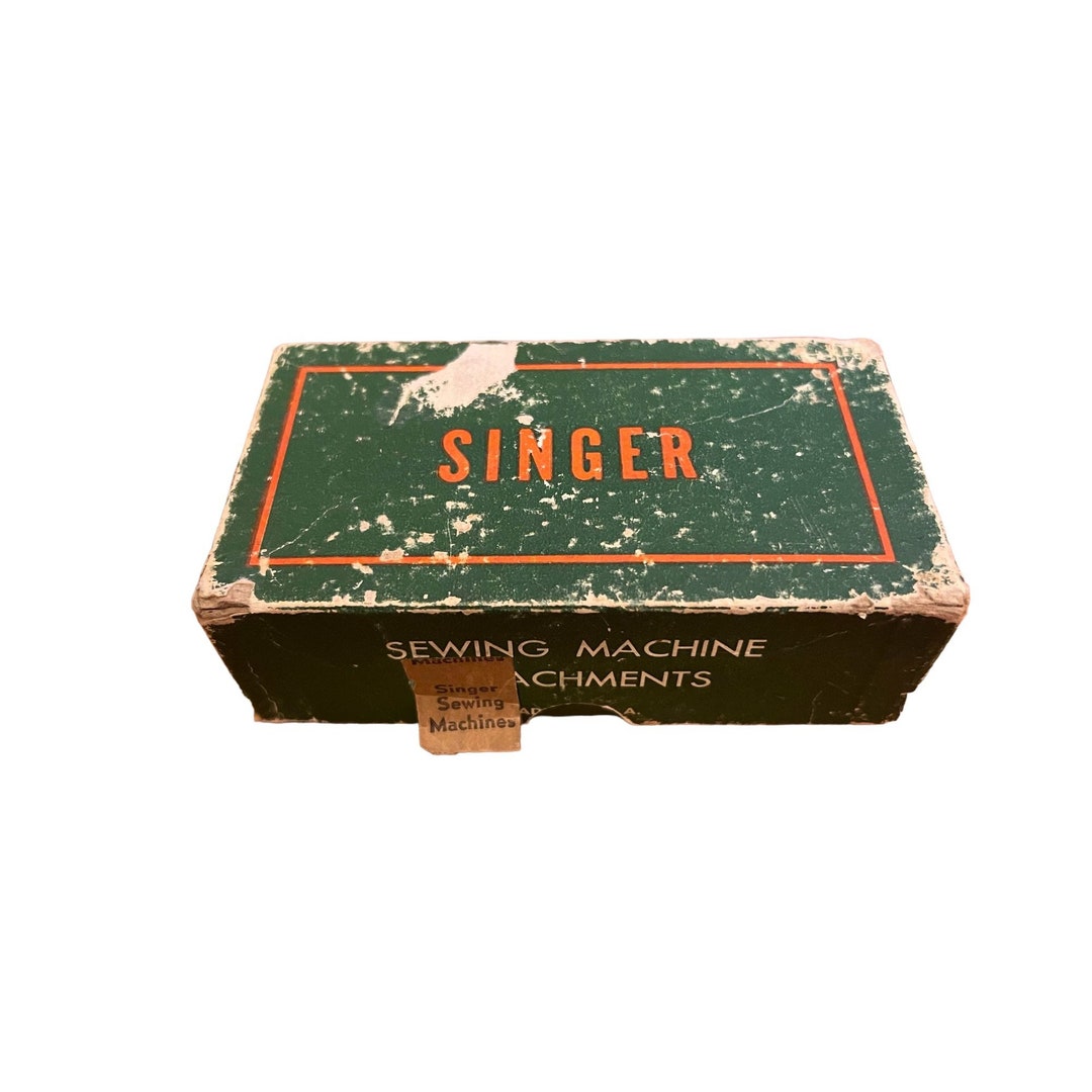 Vintage Singer Sewing Machine Attachments E29635 Original Box - Etsy