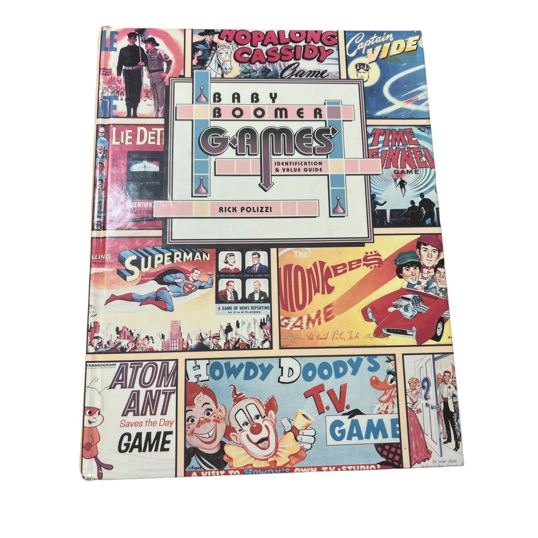 Vintage 1995 Baby Boomer Games Identification Value Guide Hardback Book ...