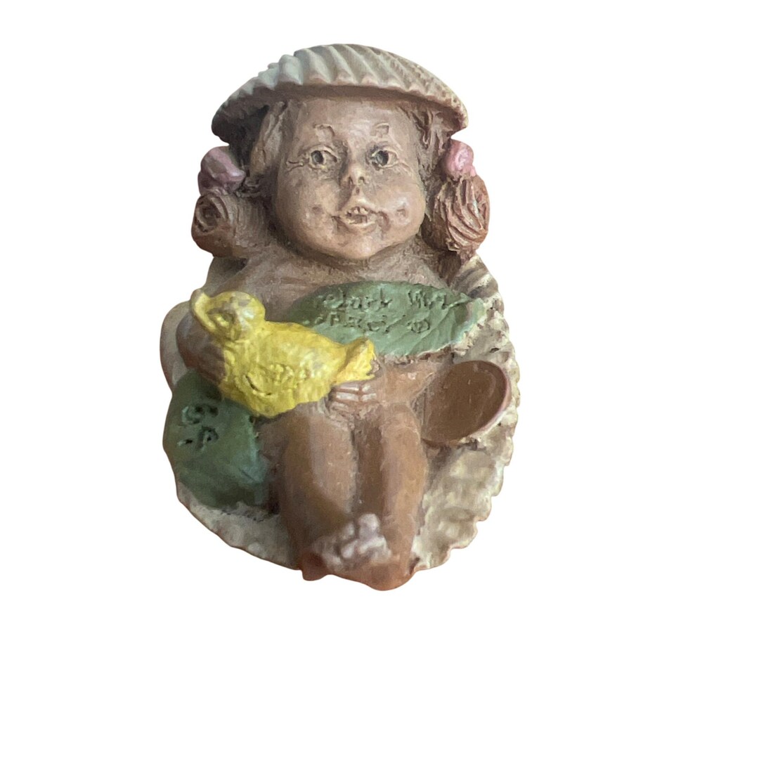 Vtg Tom Clark Dwarf Family Darcy Figurine Shell Yellow Duck Estate ...