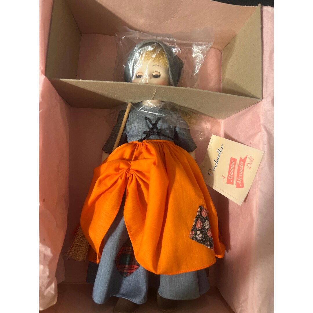 Vintage Madame Alexander Poor Cinderella Doll 1540 Original Box Broom ...