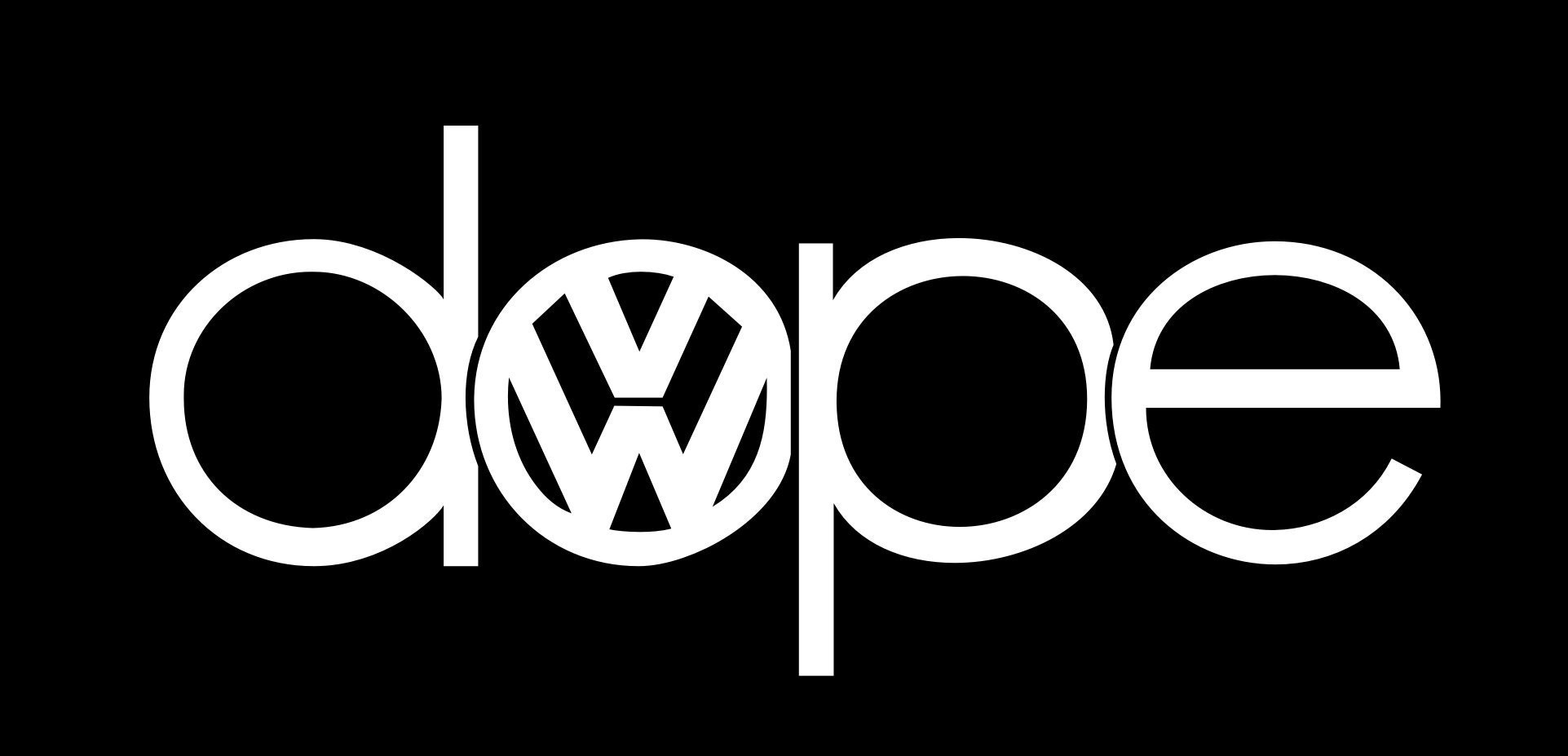 Dope VW Vinyl Auto Window Car Truck Decal Sticker 5 x | Etsy