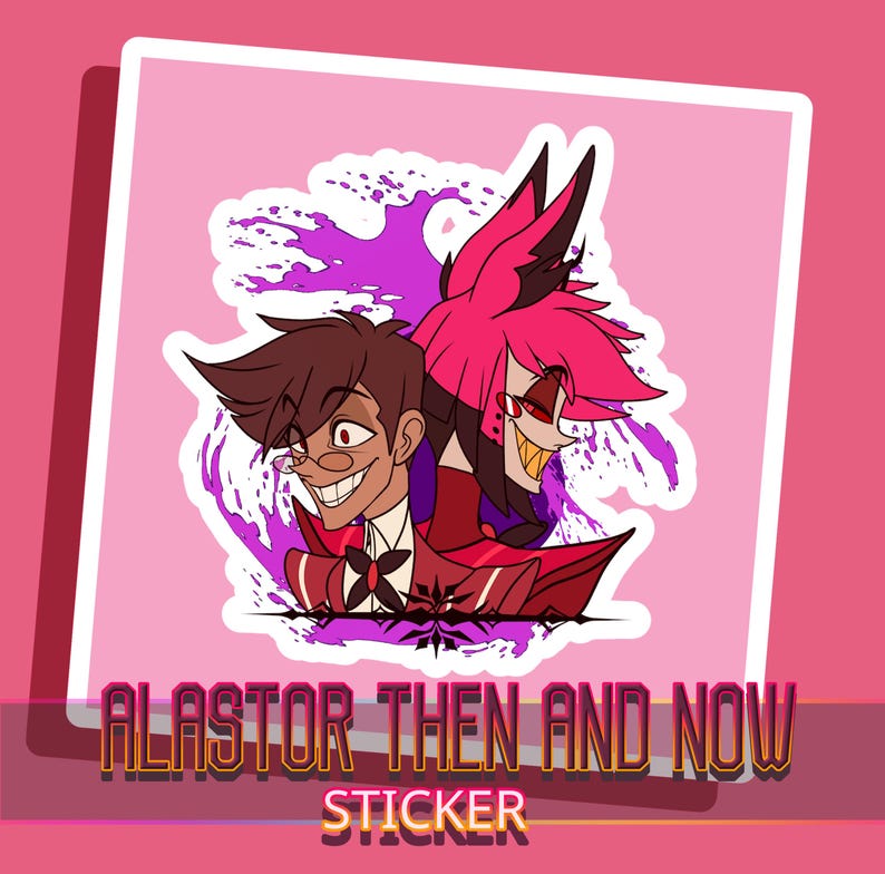Alistor Then and Now Sticker - Etsy
