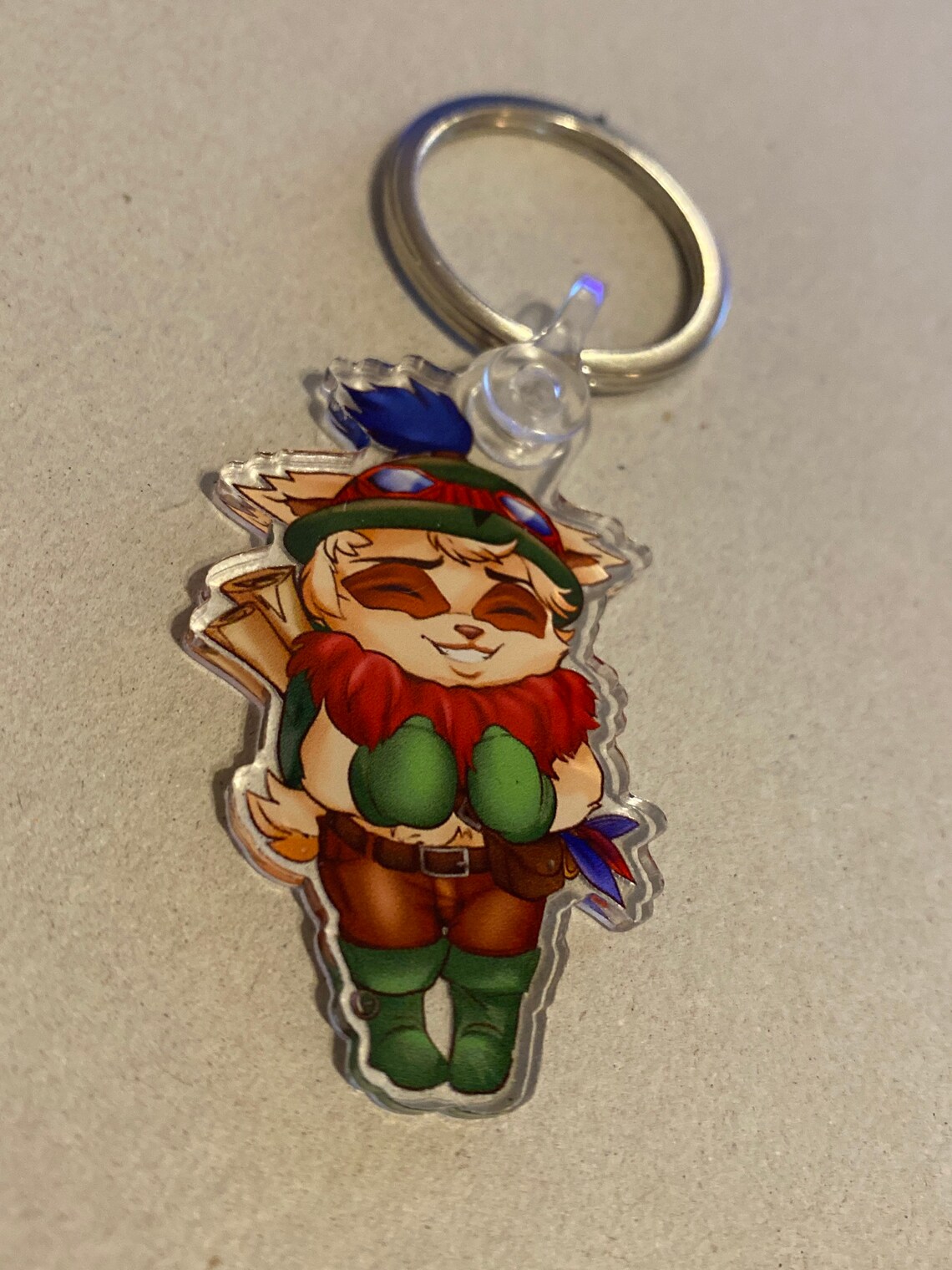 League of legends teemo acrylic keychain | Etsy