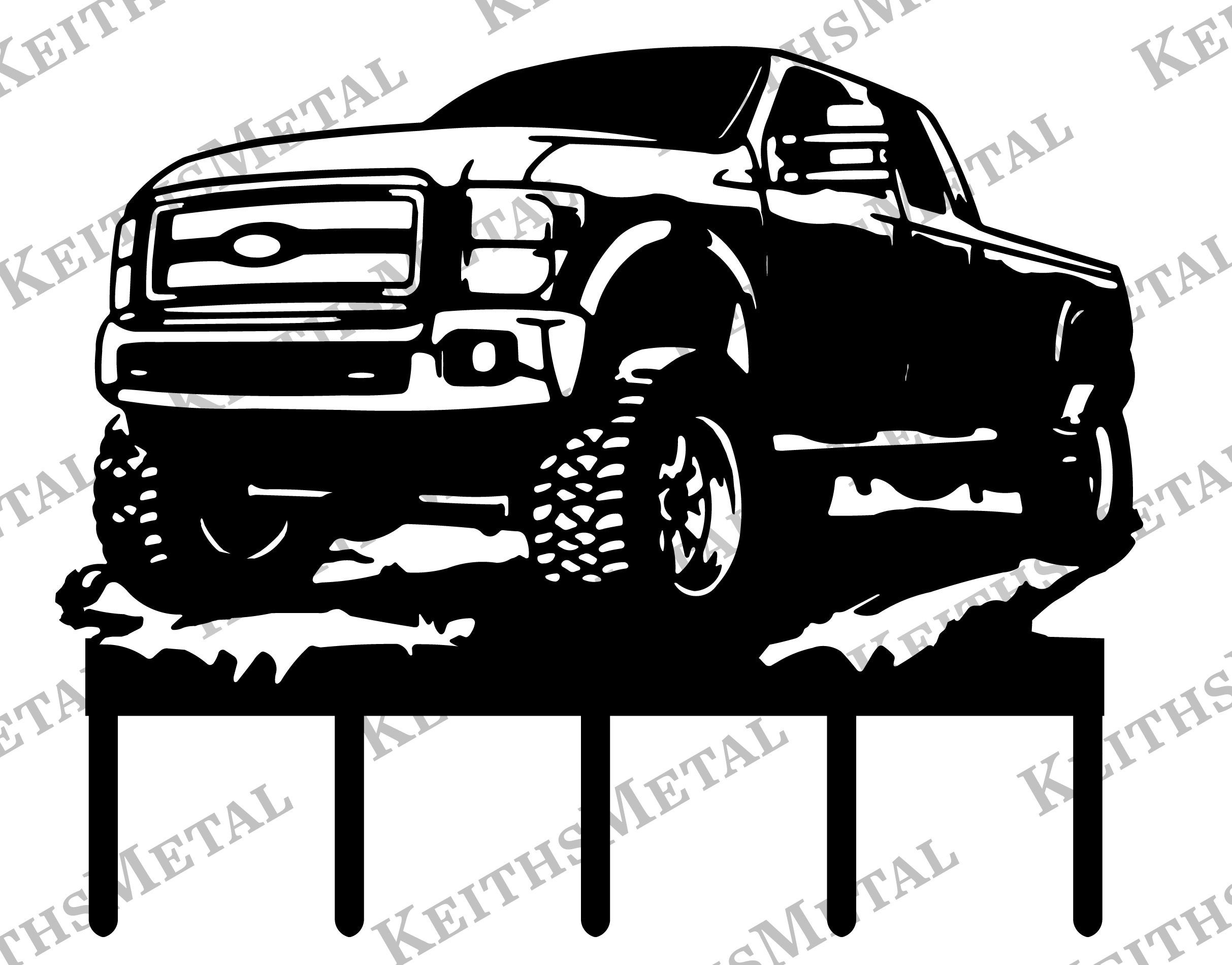 Ford 90s Truck Svg and Dxf Files - Etsy
