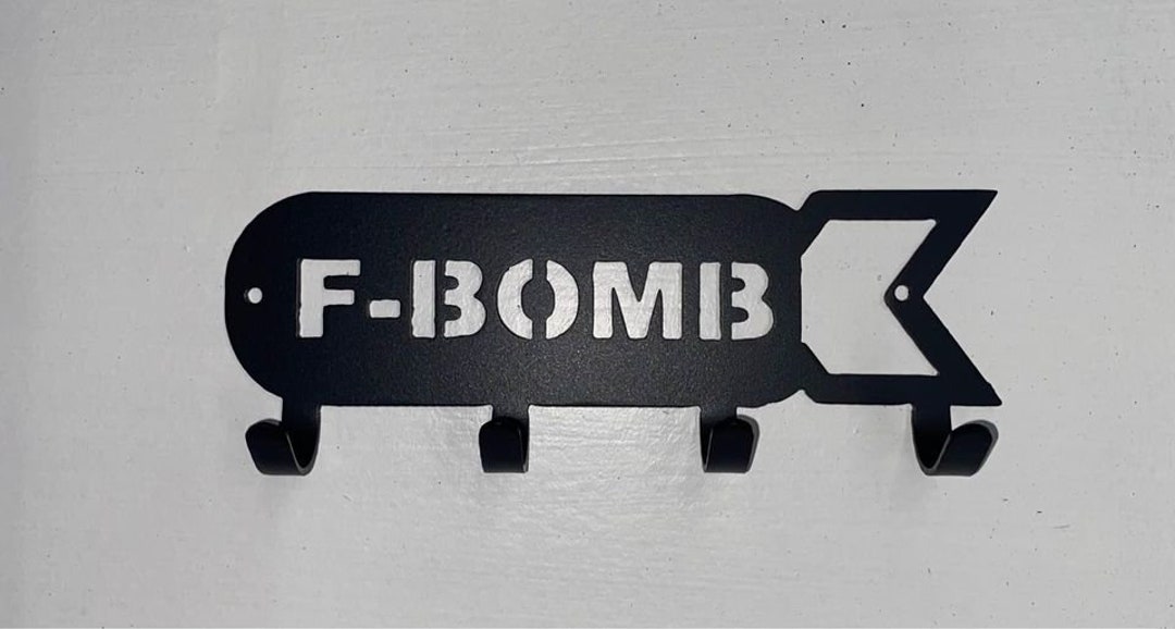 F-bomb Key Rack - Etsy