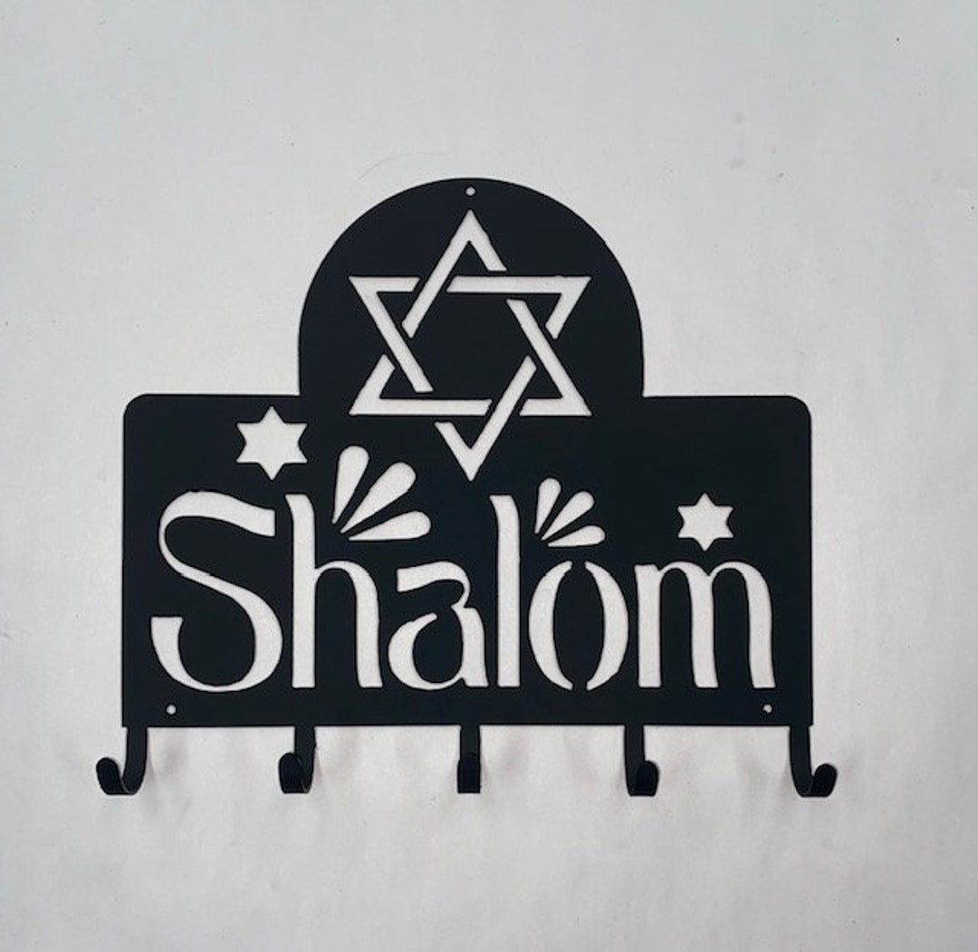 Shalom Metal Key Rack - Etsy