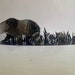 Bear and Cubs Metal Sculpture - Etsy