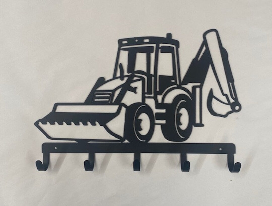 Backhoe Metal Key Rack - Etsy