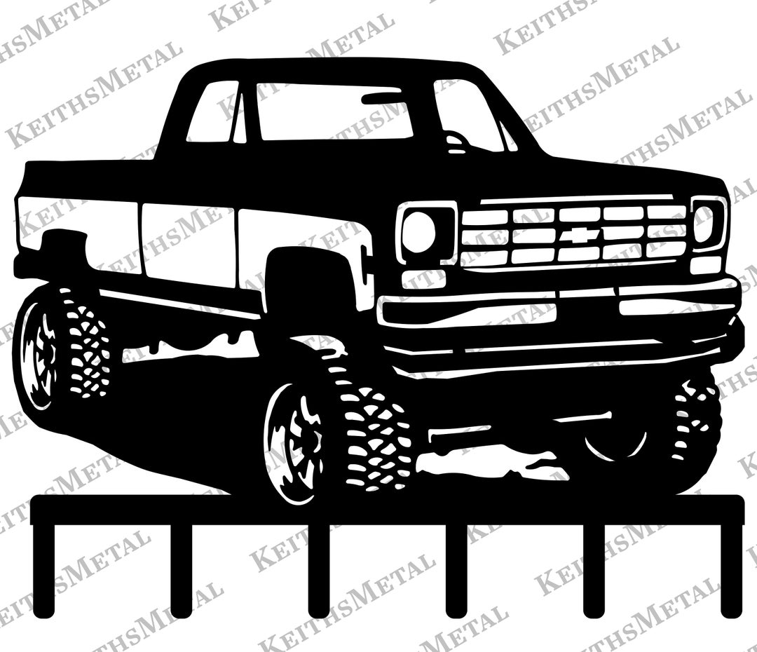 Chevy Square Plasma DXF Cut File Only - Etsy