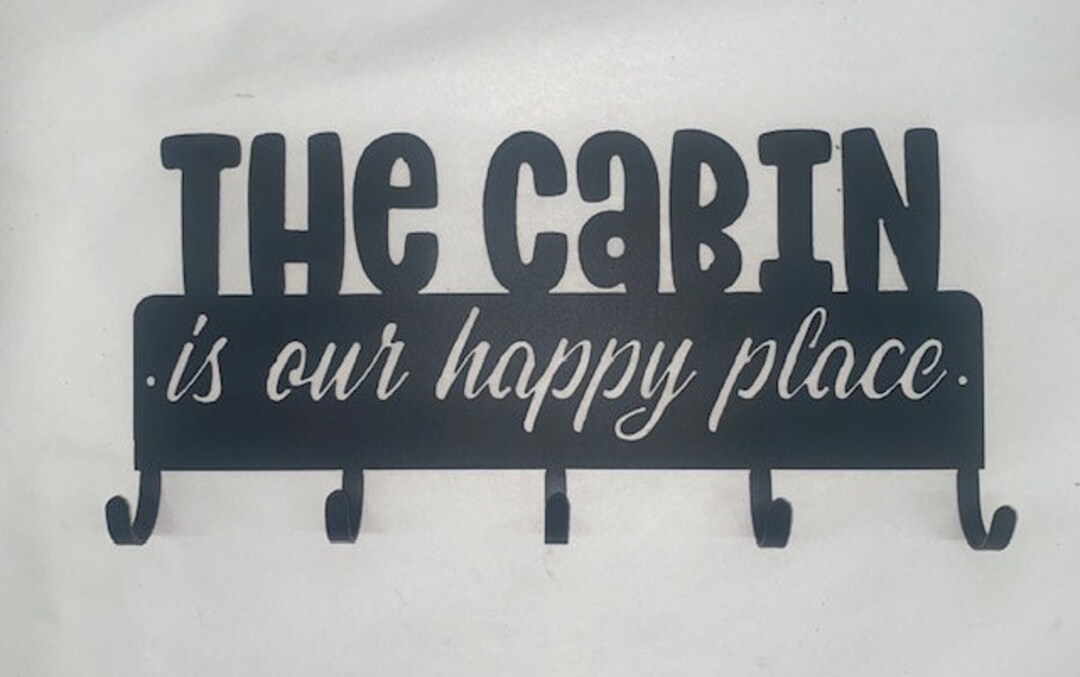 The Cabin Metal Key/hat Rack - Etsy