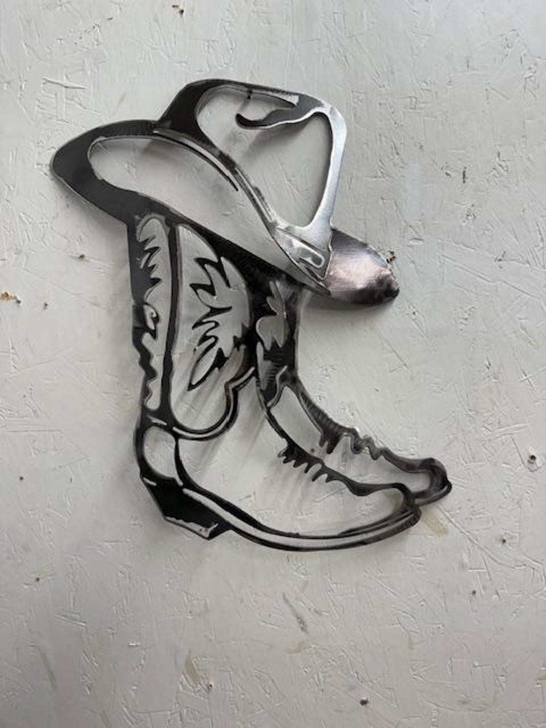Cowboy Hat and Boots Dimensional Wall Art - Etsy