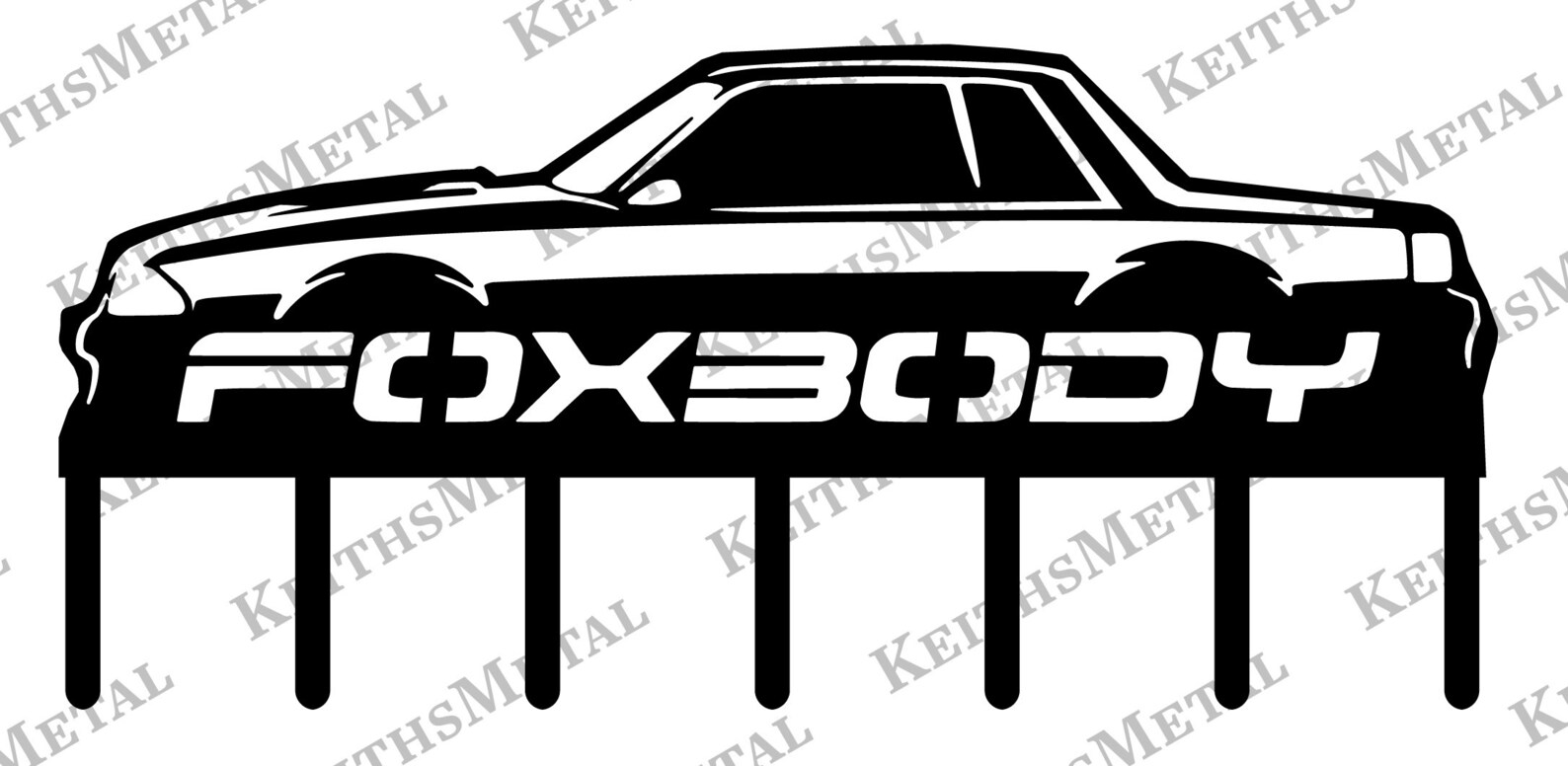Fox Body Mustang DXF and SVG Files - Etsy
