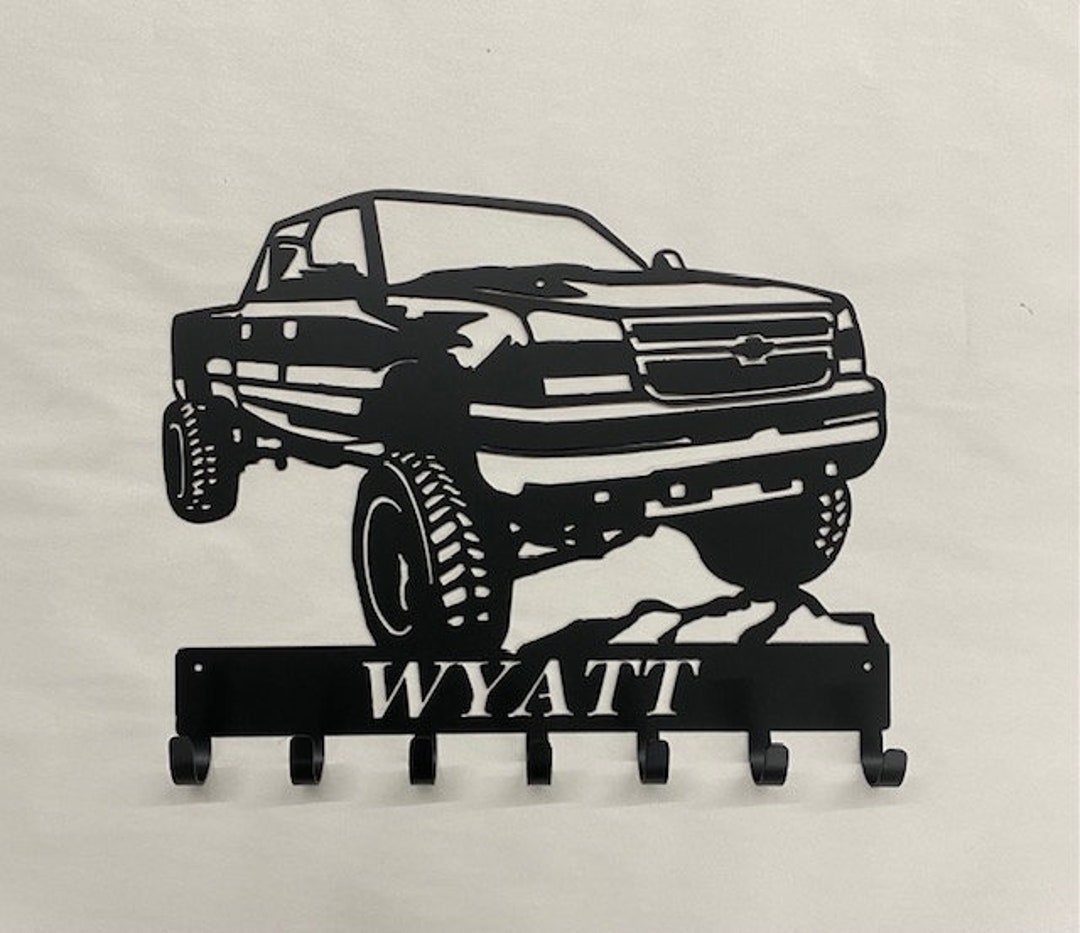 Chevy Cat Eye Truck Key/hat Rack (personalized) - Etsy