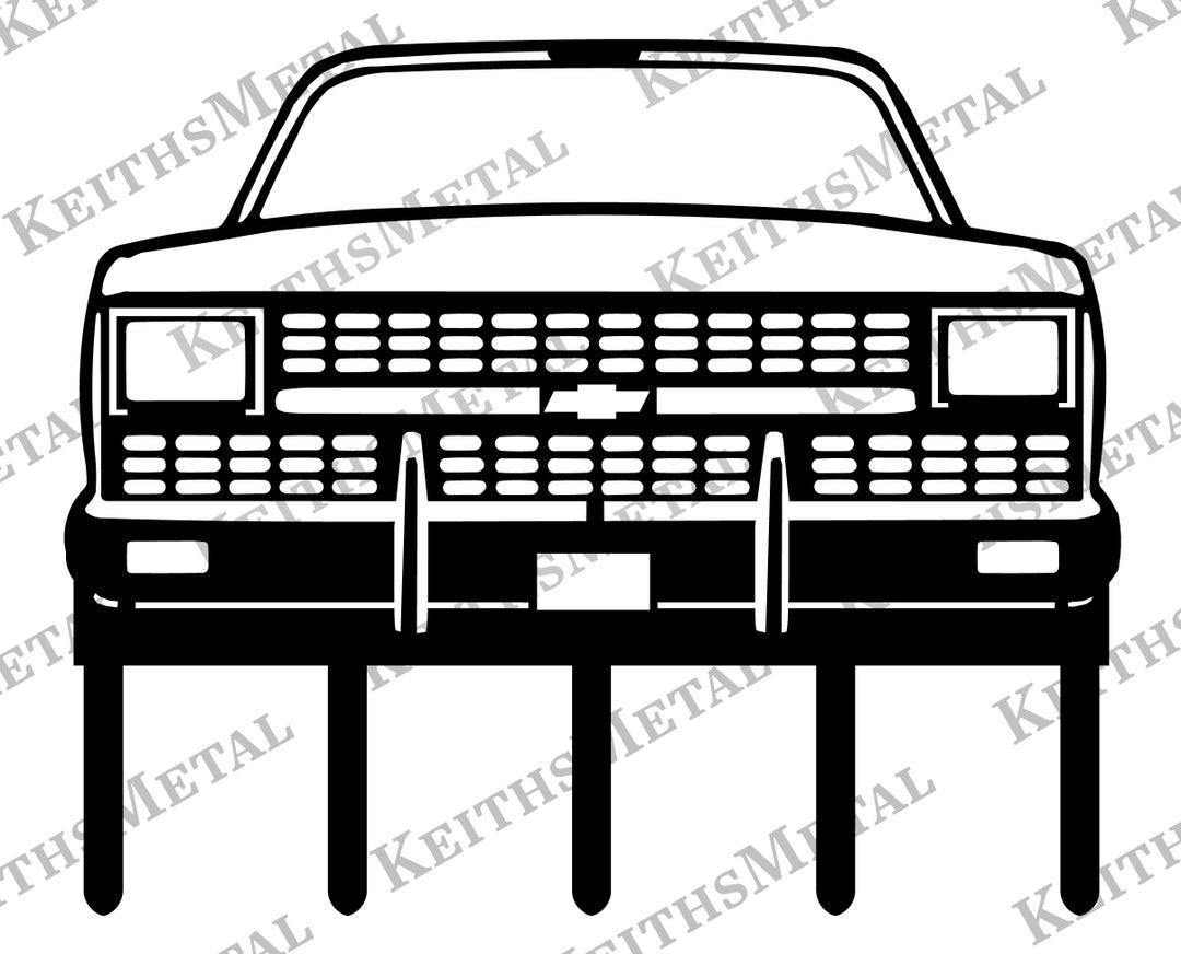 Chevy Square Truck Svg and Dxf Files Only - Etsy