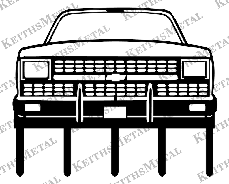 Chevy Square Truck Svg and Dxf Files Only - Etsy