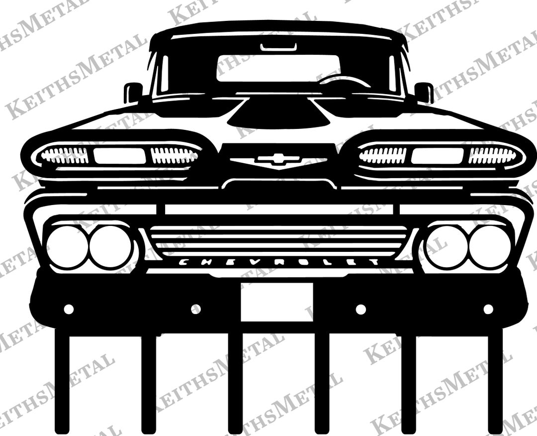 Chevy Truck 60's DXF and SVG Files - Etsy