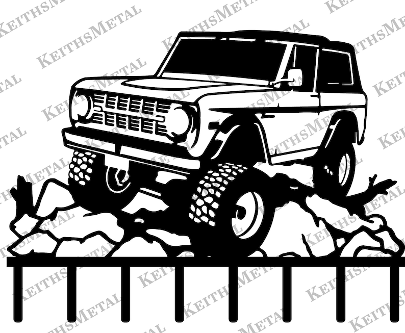 Bronco DXF and SVG Files - Etsy
