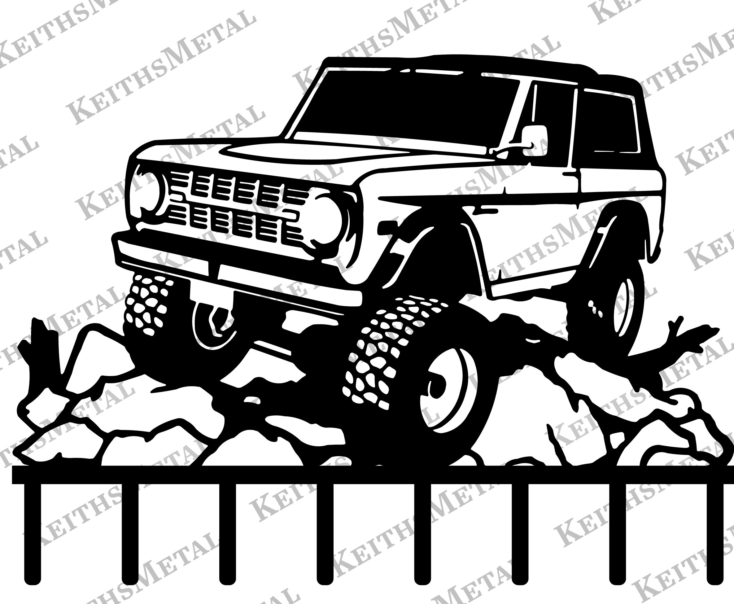 Bronco DXF and SVG Files - Etsy