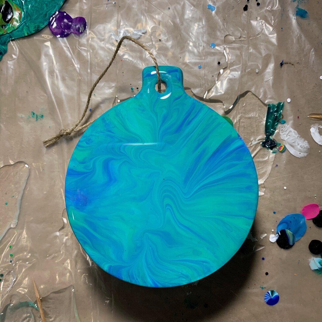 Hand Painted Ceramic Christmas Tree Ornament - Etsy