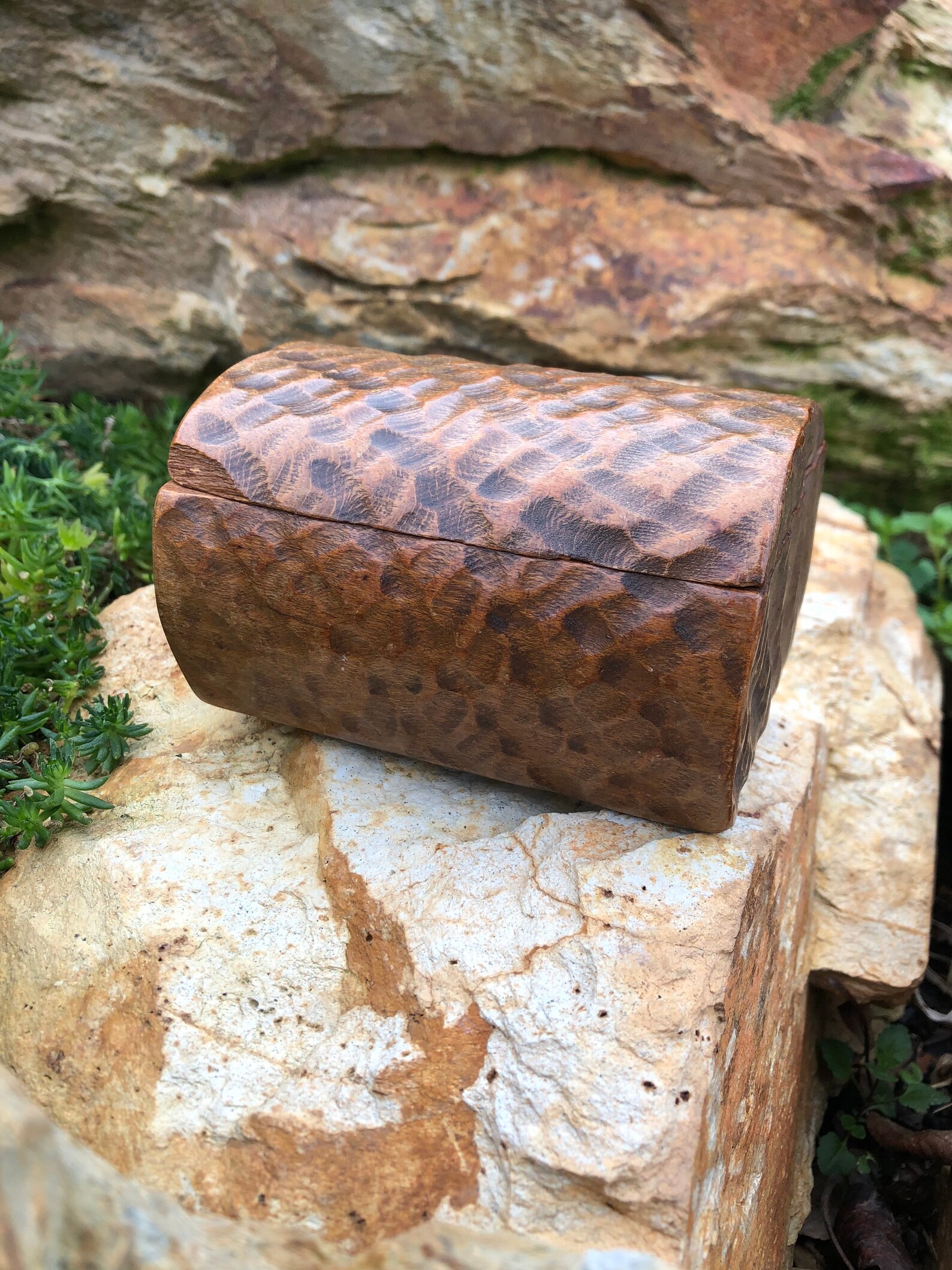 Vintage Stash Jar Wooden Handcrafted Box Wood Storage | Etsy