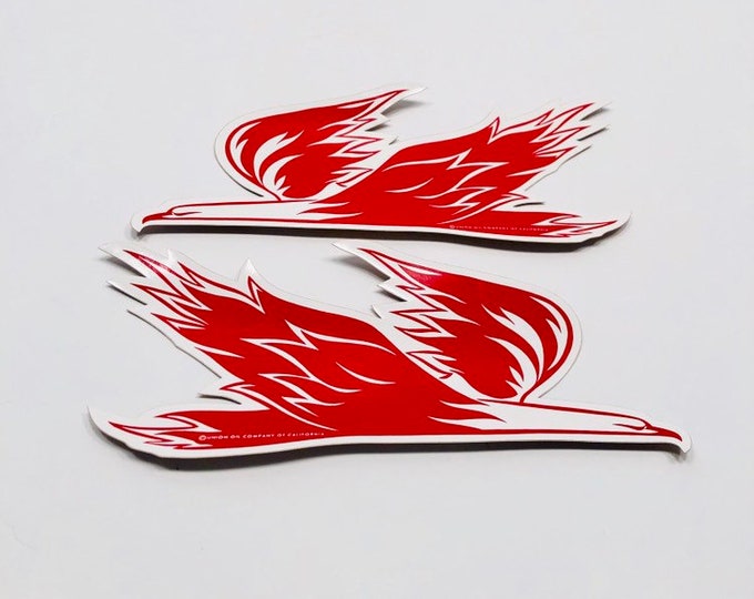Vintage Pure Firebird Automotive Decals, Union Oil Company of ...