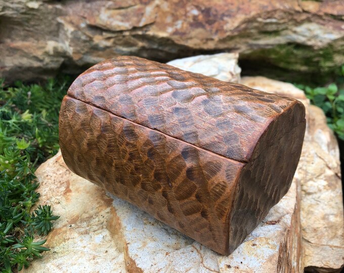 Vintage Stash Jar, Wooden Handcrafted Box, Wood Storage Container ...