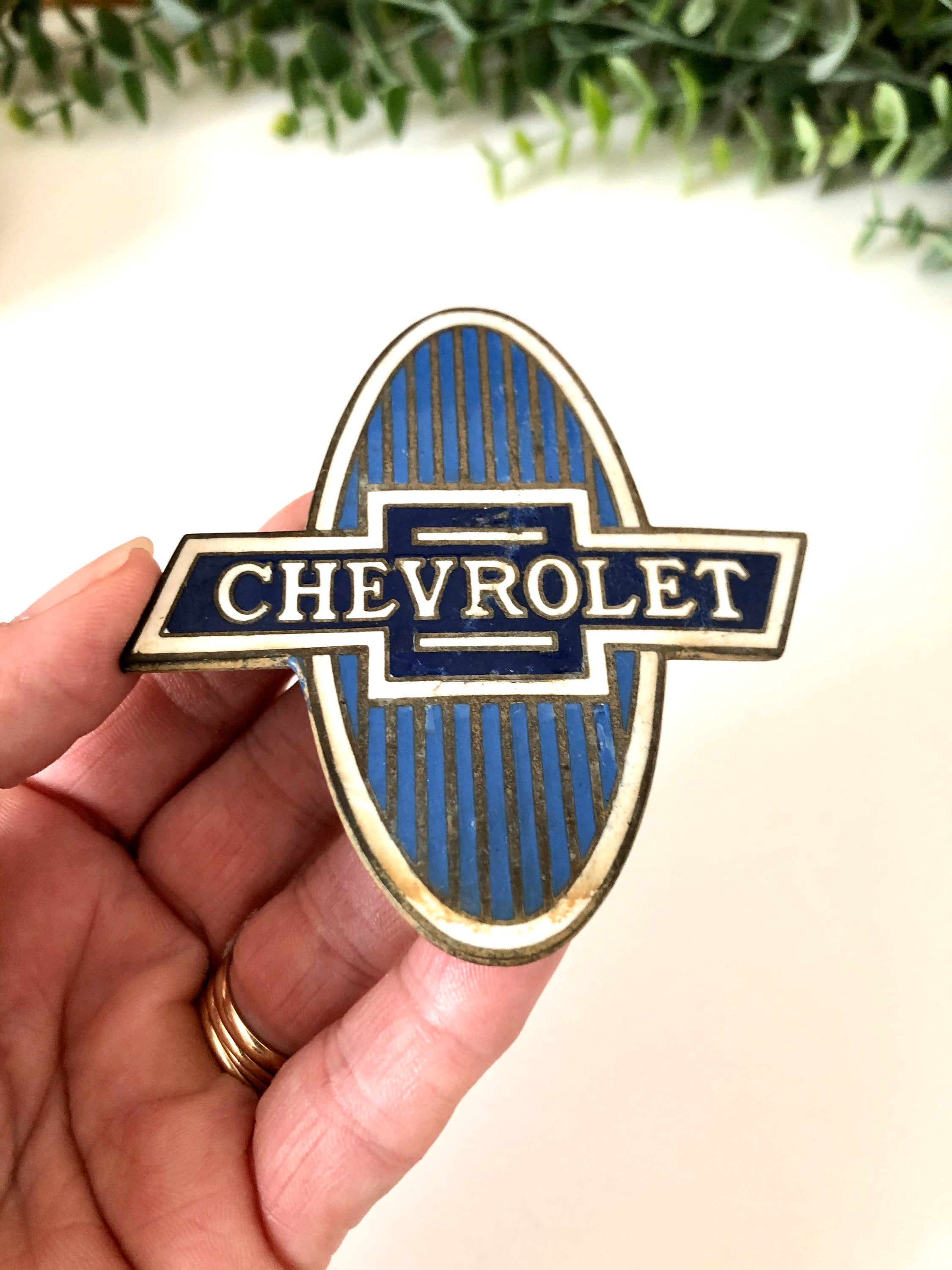 Antique Chevrolet Emblem Chevy Logo 1930s Radiator Grille | Etsy