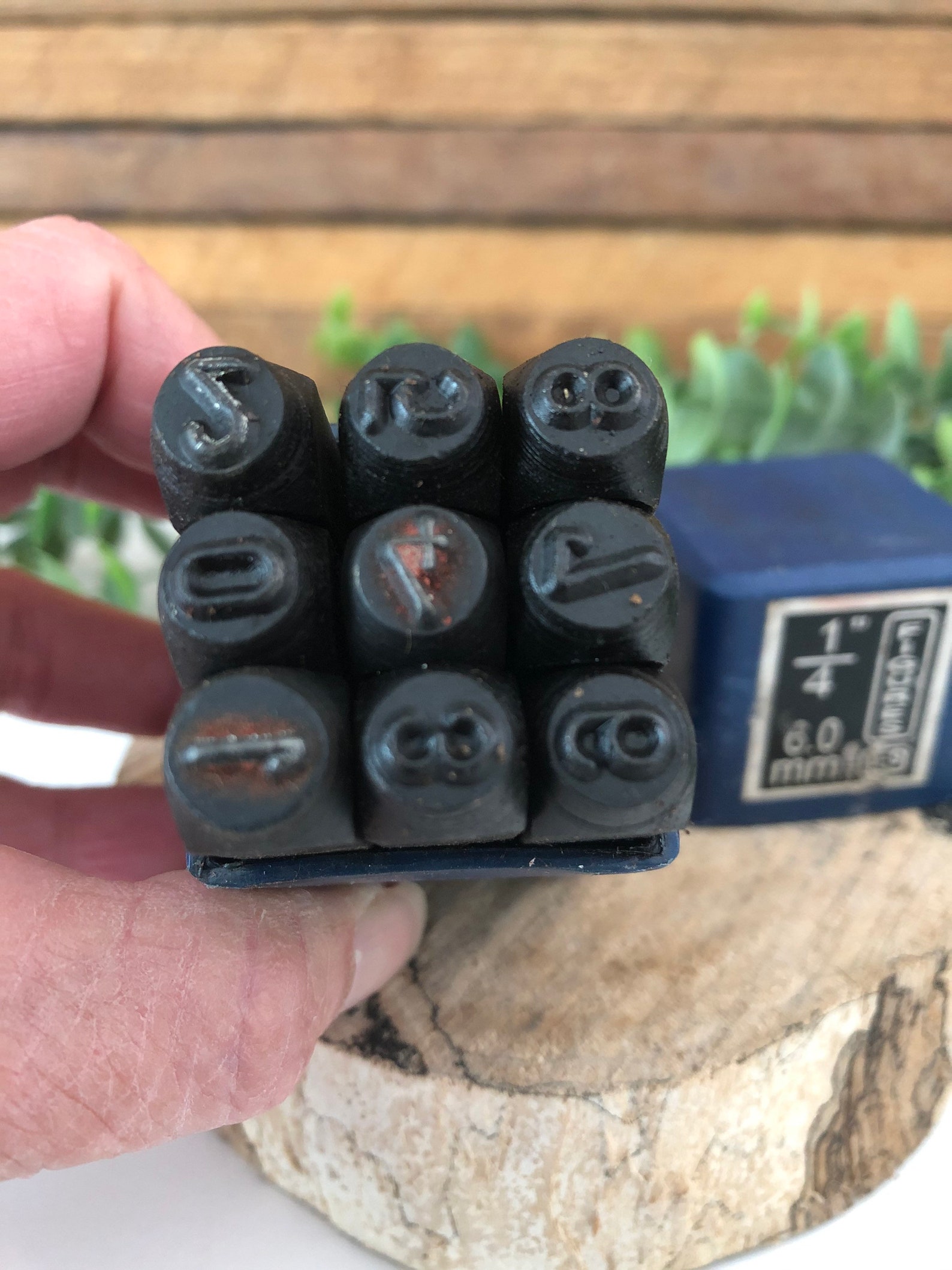 Heavy Duty Steel Stamps 1/4 Number Stamping Tool Set Metal | Etsy