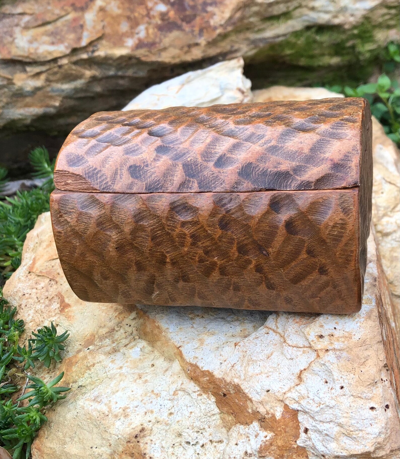 Vintage Stash Jar Wooden Handcrafted Box Wood Storage | Etsy