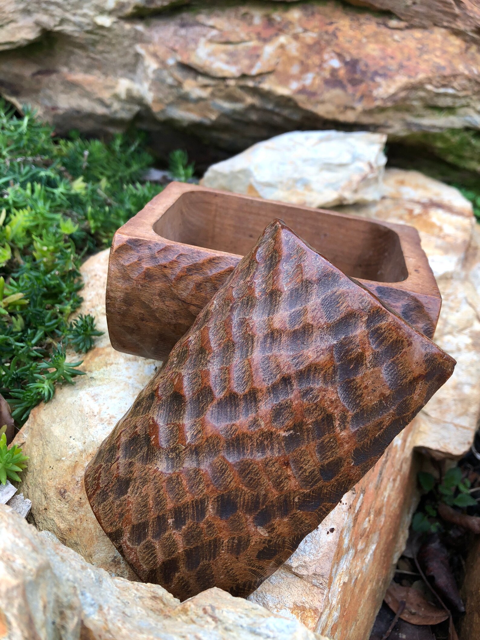 Vintage Stash Jar Wooden Handcrafted Box Wood Storage | Etsy
