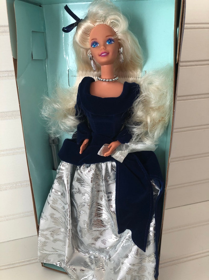 Vintage Winter Velvet Barbie 1995 Matel Barbie Doll Avon | Etsy