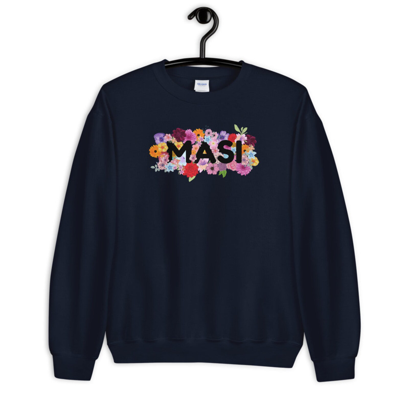Floral Sweatshirt for Masi | Gift for Mausi | Masi | Hindi Sweatshirt ...
