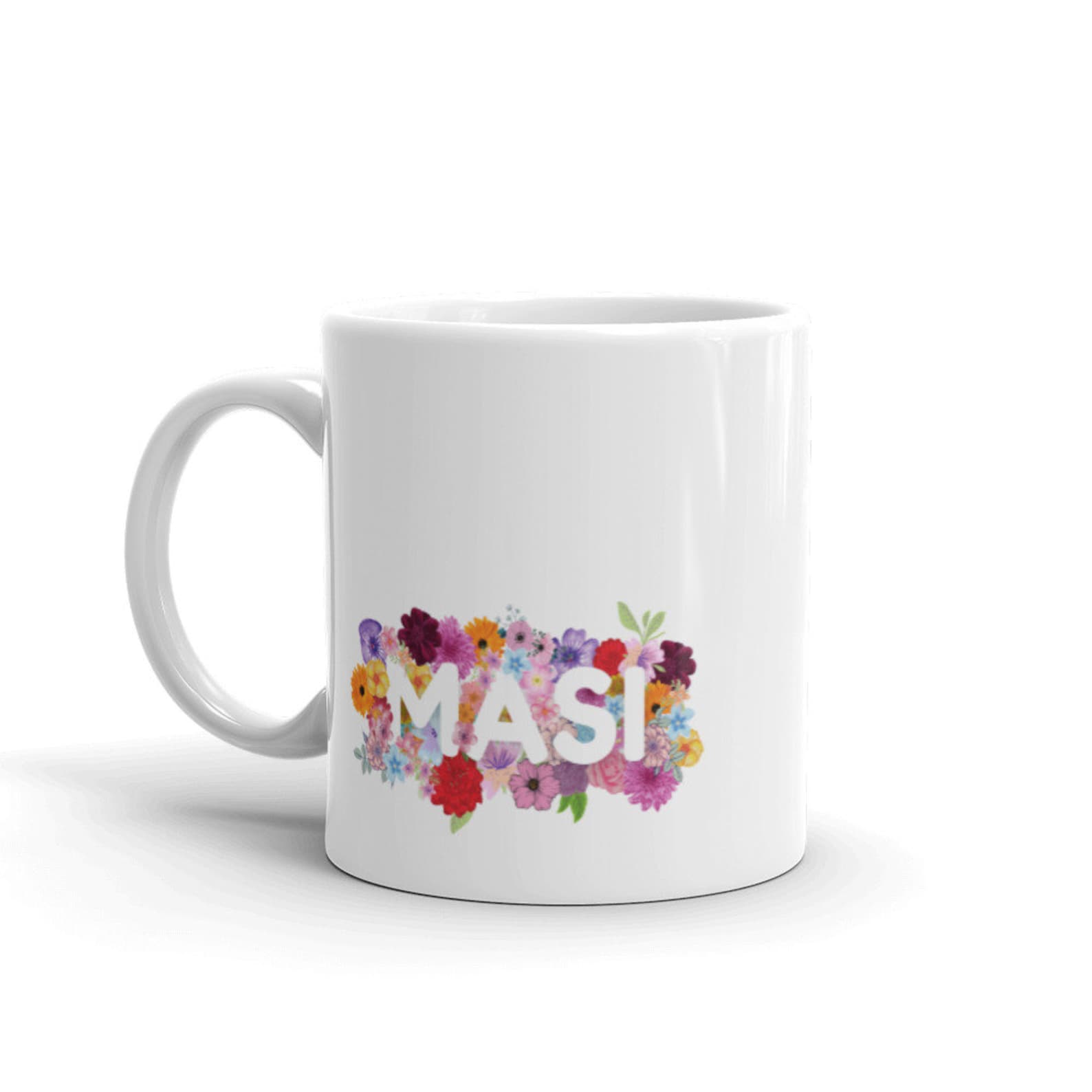 Floral Mug for Masi | Gift for Aunt | Desi Mugs | Indian Gifts | South ...
