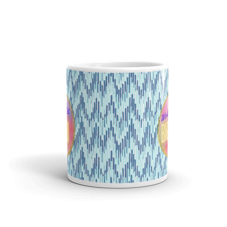 World's Best Didi, Big Sis Coffee Mug | Blue Chevron Mug | Gift for ...