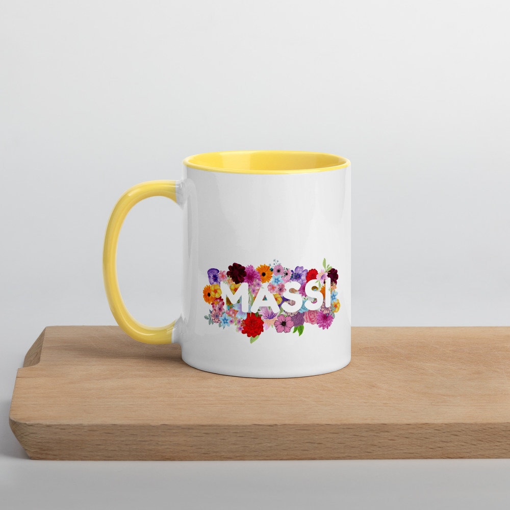 Floral Mug for Masi | Gift for Aunt | Desi Mugs | Indian Gifts | South ...
