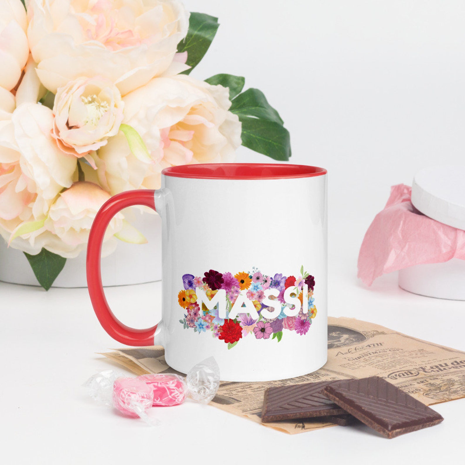 Floral Mug for Masi Gift for Aunt Desi Mugs Indian Gifts - Etsy