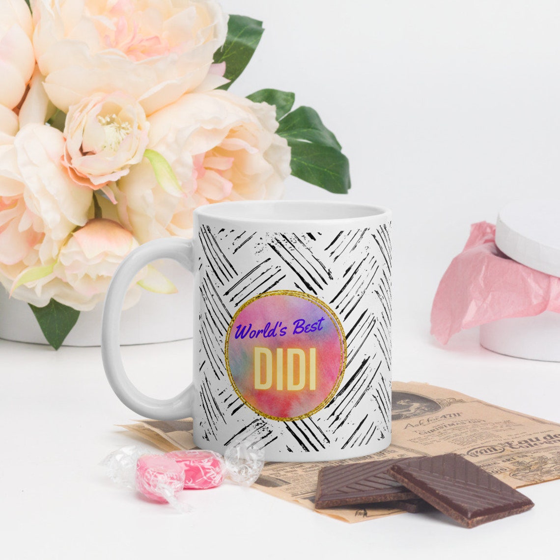 World's Best Didi, Big Sis Coffee Mug Black & White Mug Gift for Didi ...