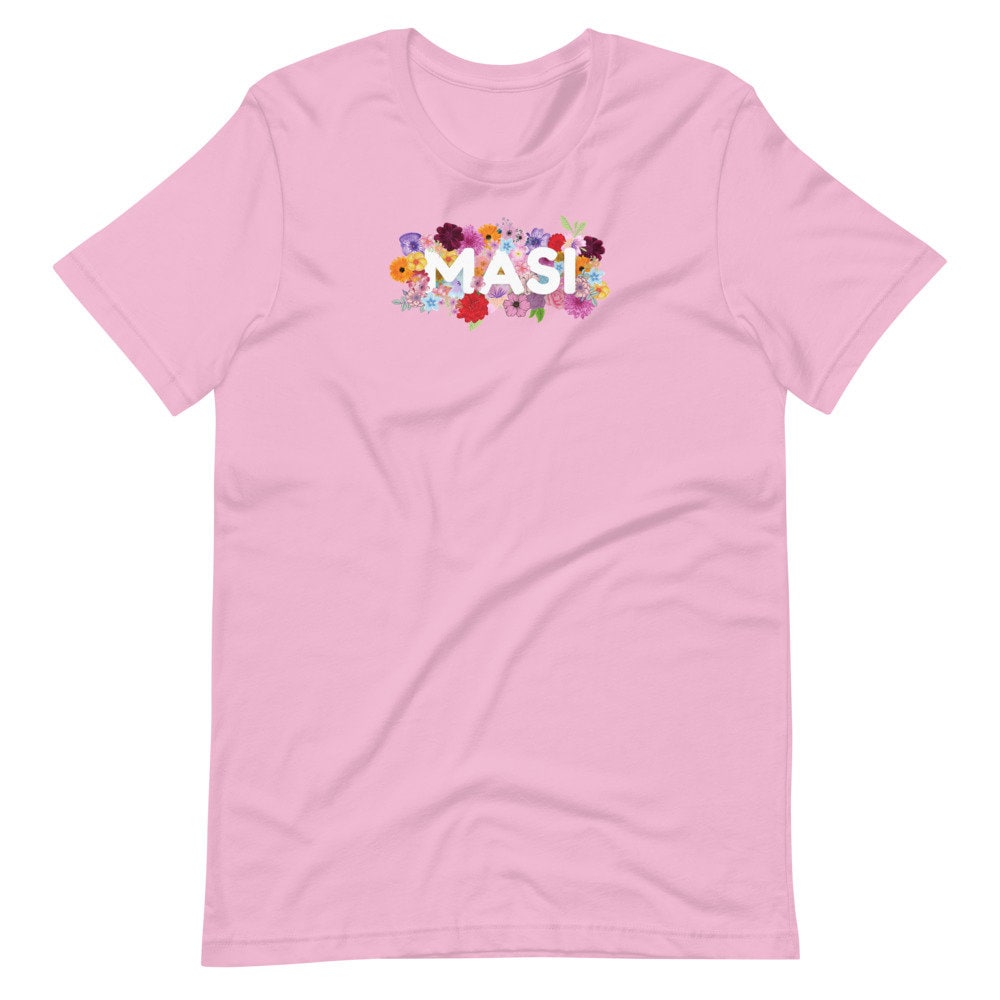 Floral T-shirt for Masi Gift for Mausi Masi Hindi T-sshirt Indian Gifts ...