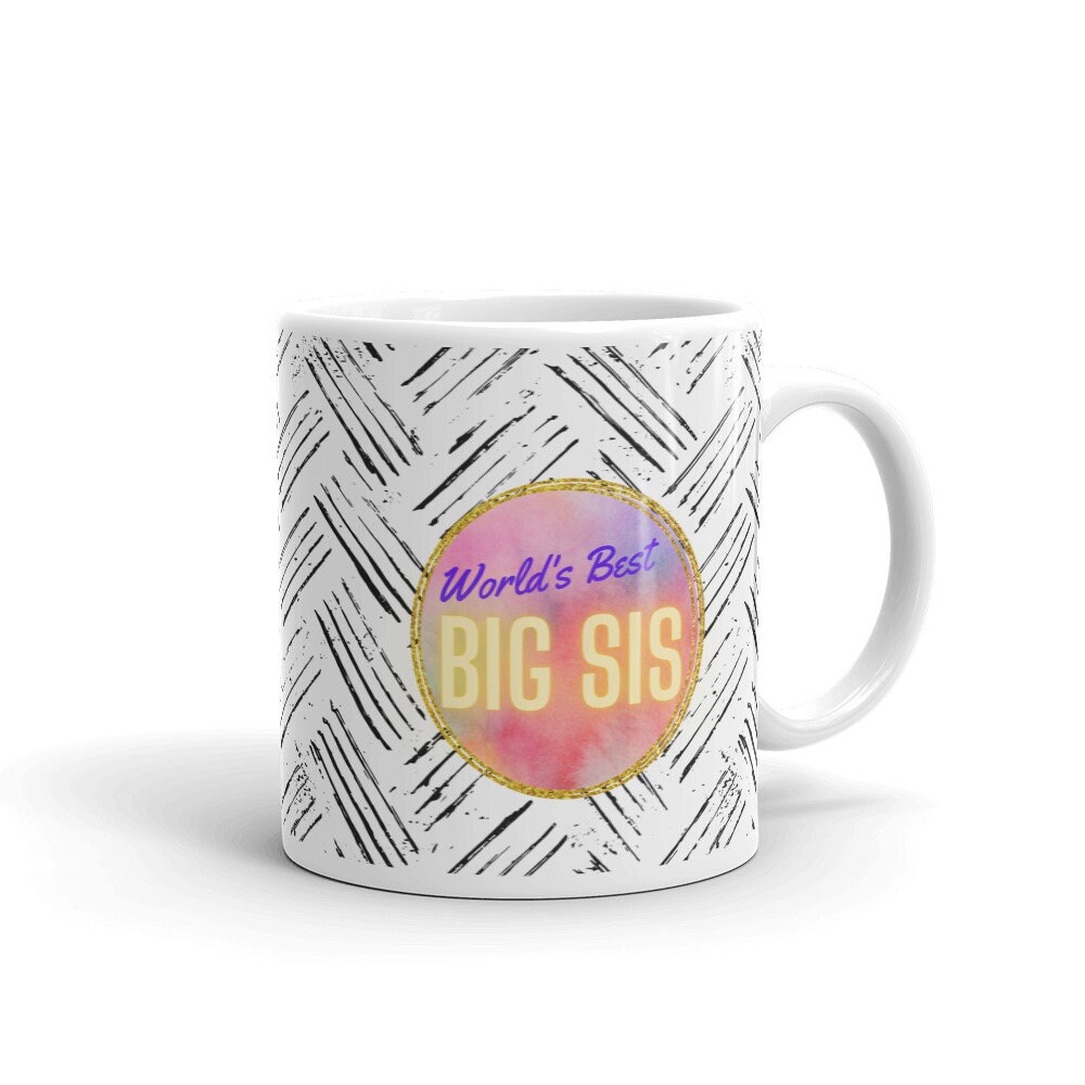 World's Best Didi, Big Sis Coffee Mug | Black & White Mug | Gift for ...