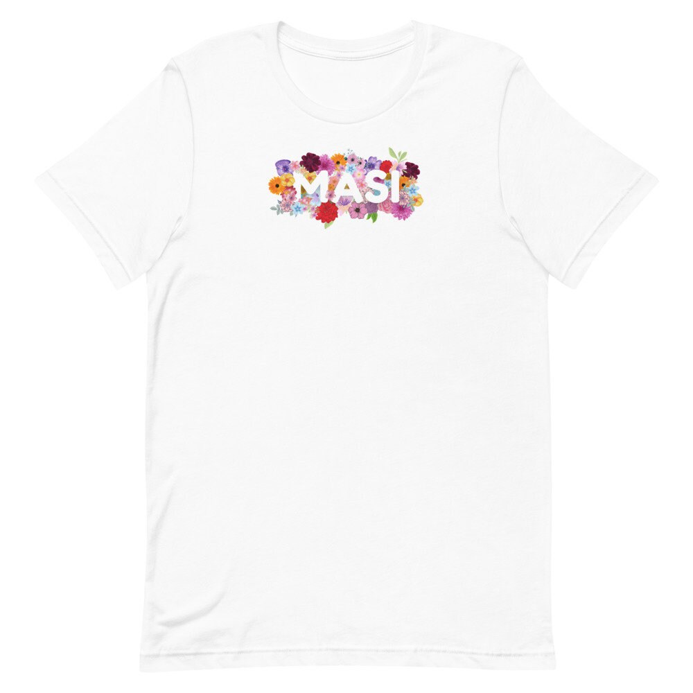 Floral T-shirt for Masi | Gift for Mausi | Masi | Hindi T-sshirt ...