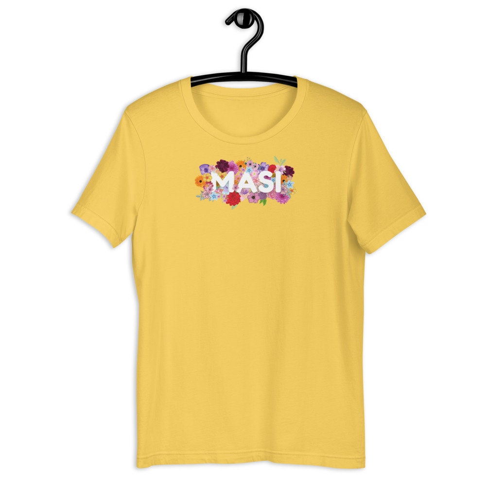 Floral T-shirt for Masi | Gift for Mausi | Masi | Hindi T-sshirt ...