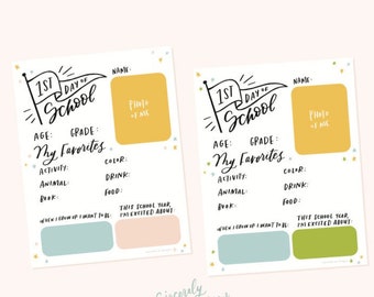 Back to School Activity Bundle First Day of School Word - Etsy