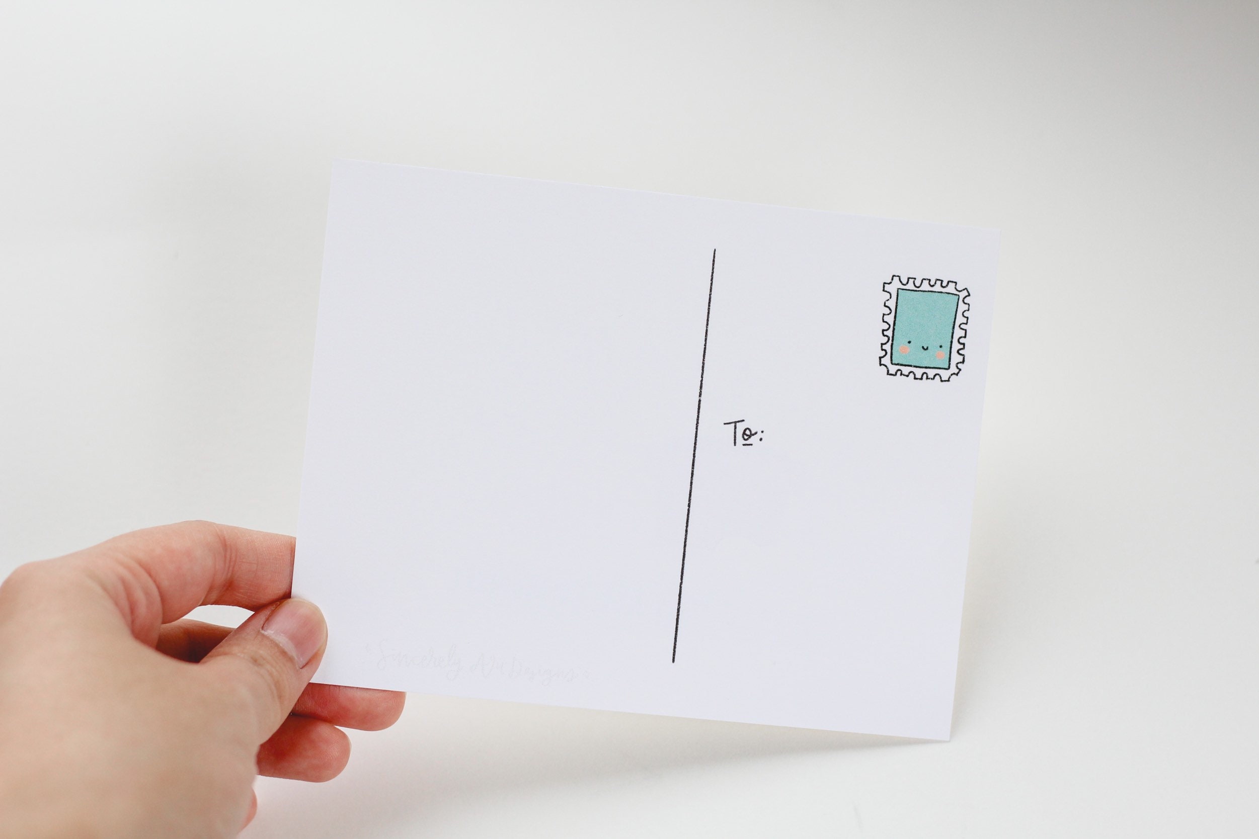 Sending You Happy Mail Postcard Printable Postcard Instant - Etsy