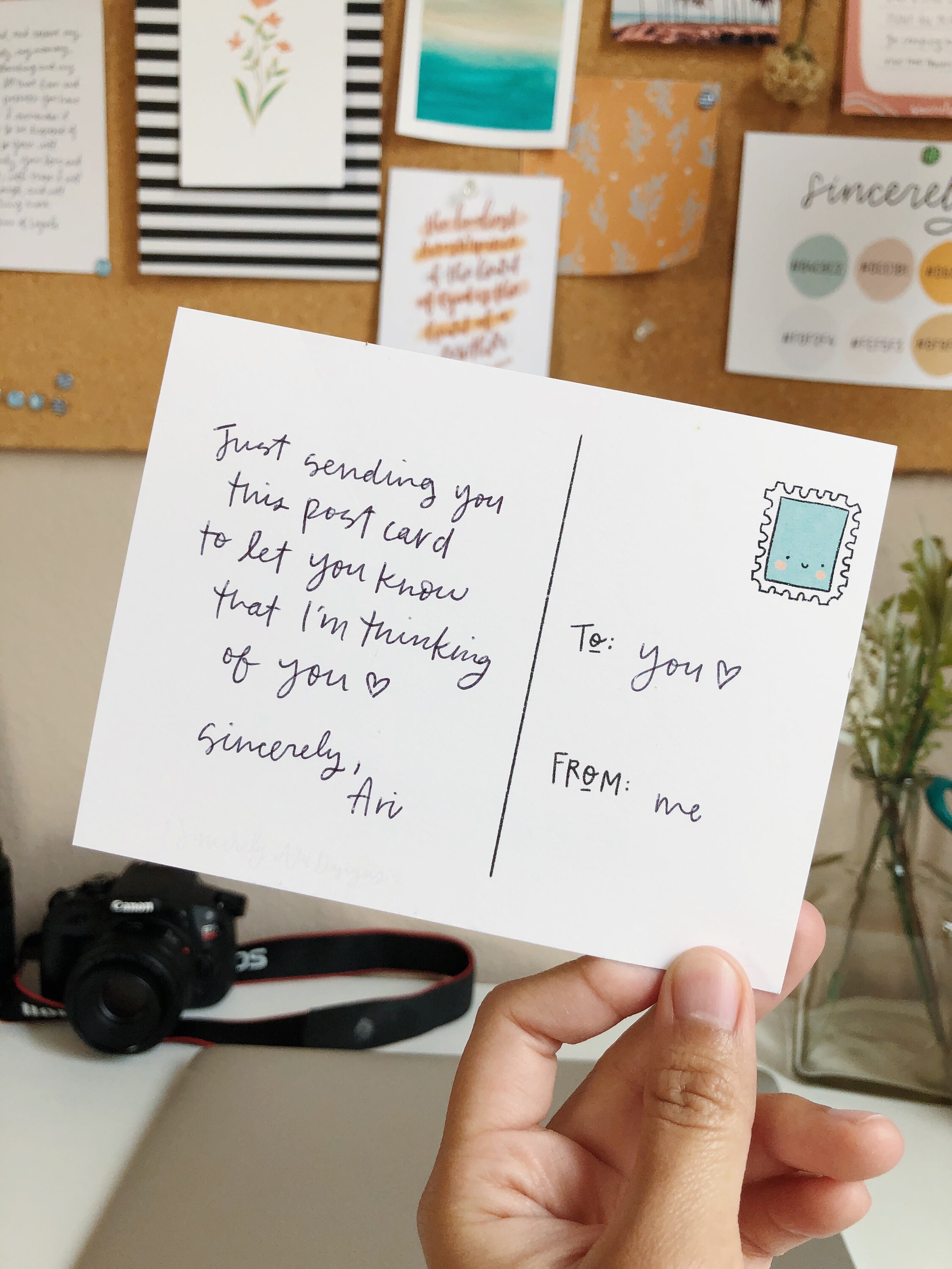 Sending You Happy Mail Postcard Printable Postcard Instant - Etsy