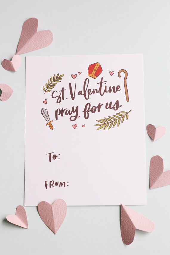 St Valentines Day Cards Kiss Mark Valentine's Day Note Card Little