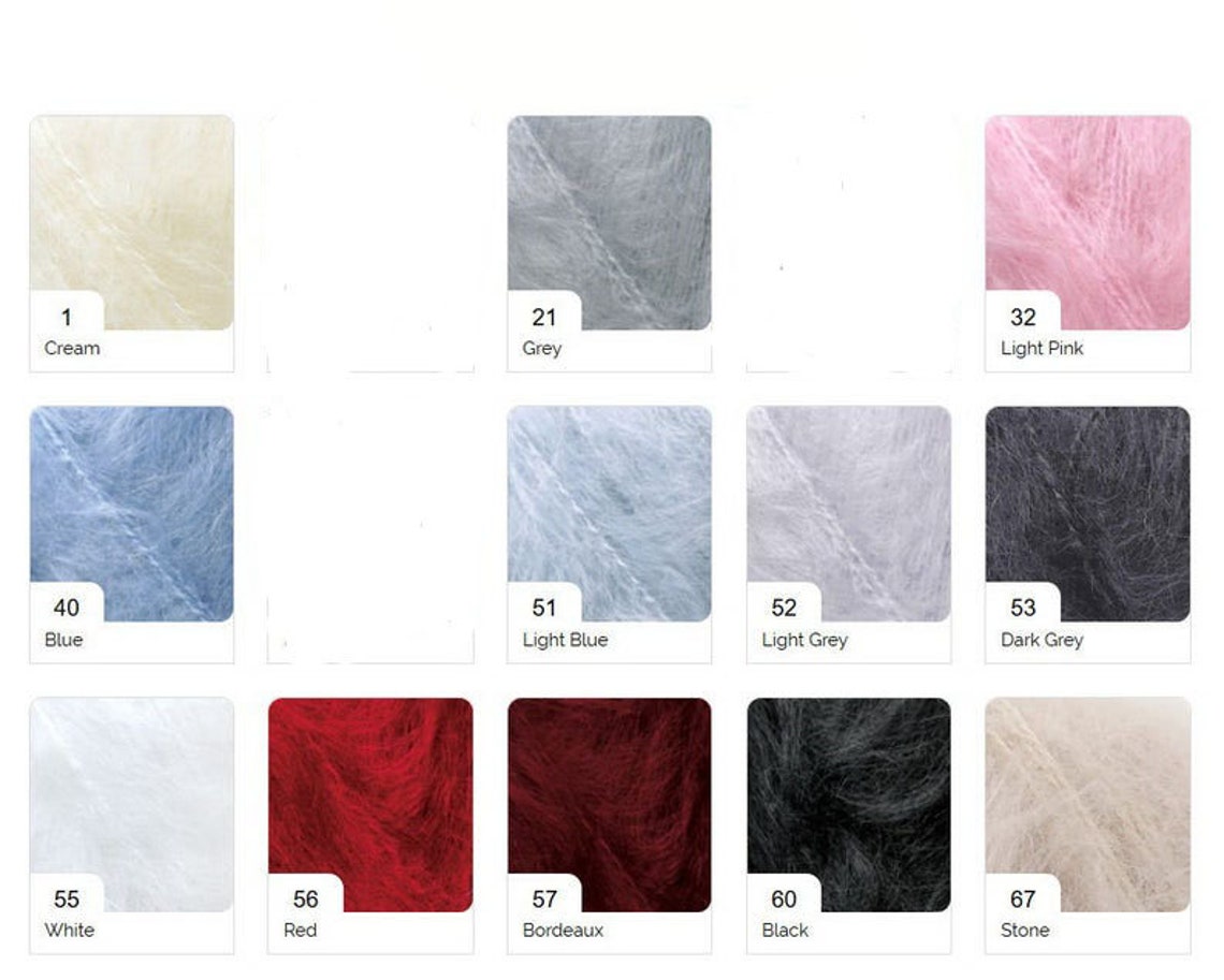 Blue Mohair Sweater Hand Knit Women Jumper Angora Wool - Etsy